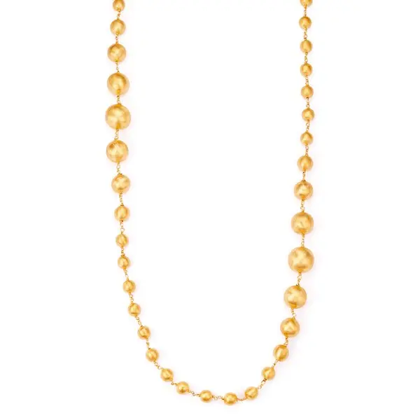 VISCONTI Paola Grande Draped Brushed Necklace - Gold