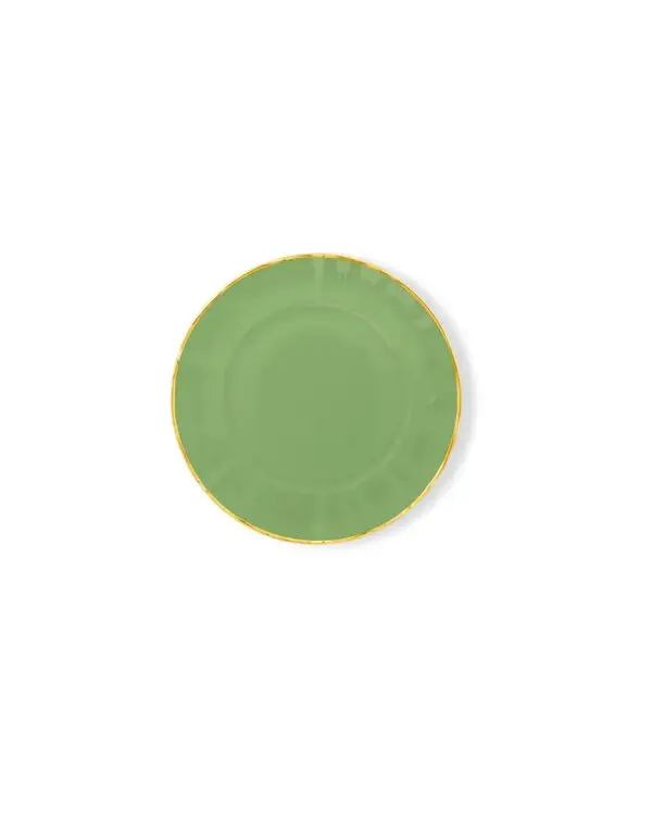 Mojjere Fine Porcelain Dinner Plate Mint Color Design - Green
