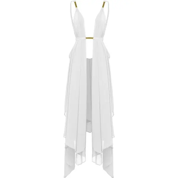ANTONINIAS Cletine Beach Cover-up - White