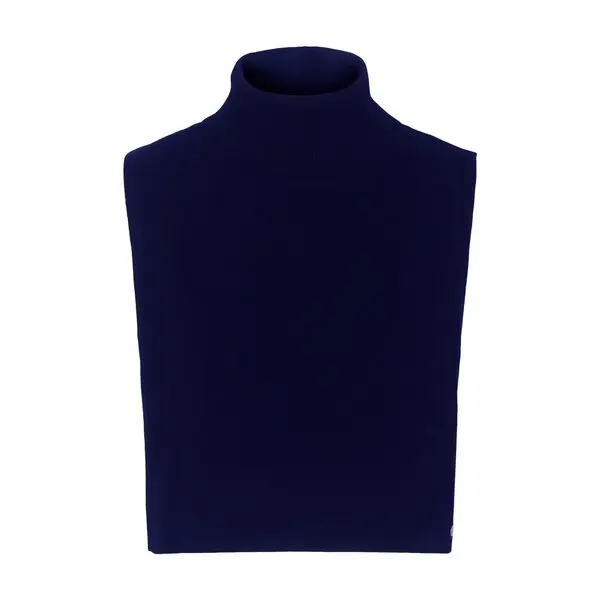 TIRILLM Helene Cashmere Bib, Navy - Blue