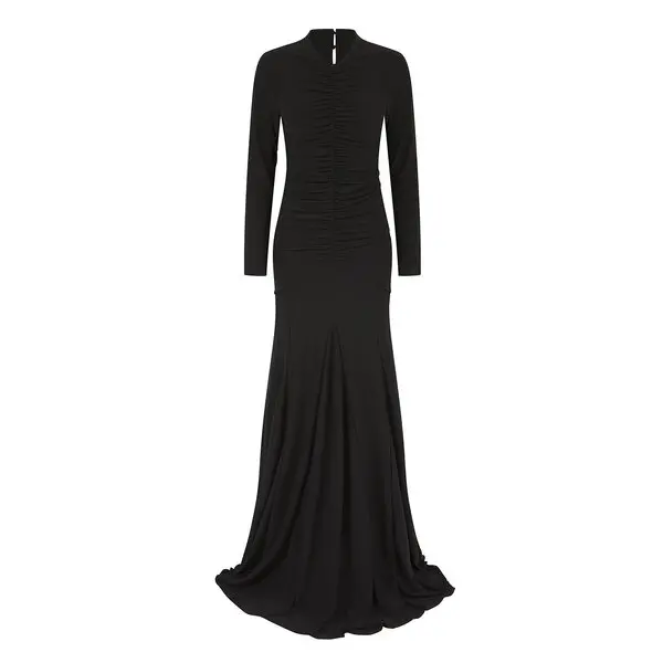 CELESTINE & MAE Zinnia Maxi Dress In Navsoul - Black