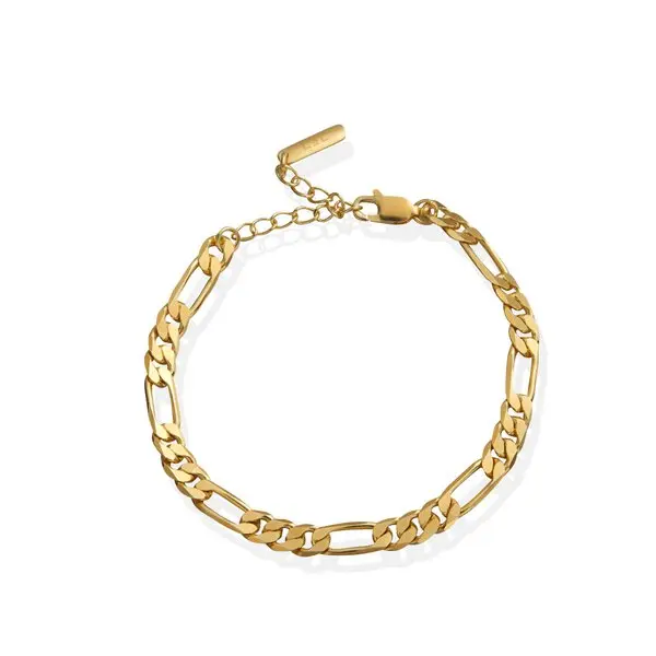 LAIT & LUNE Mesa Figaro Chain Bracelet 18k Vermeil - Gold