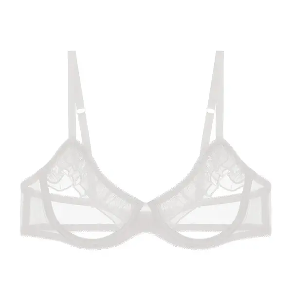 JOURNELLE Odette Open Cup Bra Blanc - White