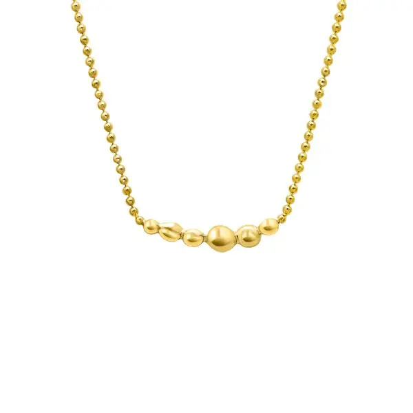 TORY LONG The Mini Orb Necklace - Gold