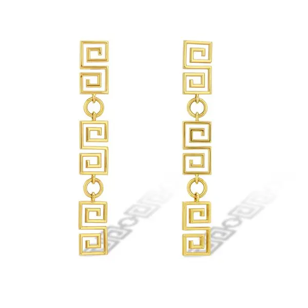 JEWELBIRD S-chain Earrings - Gold