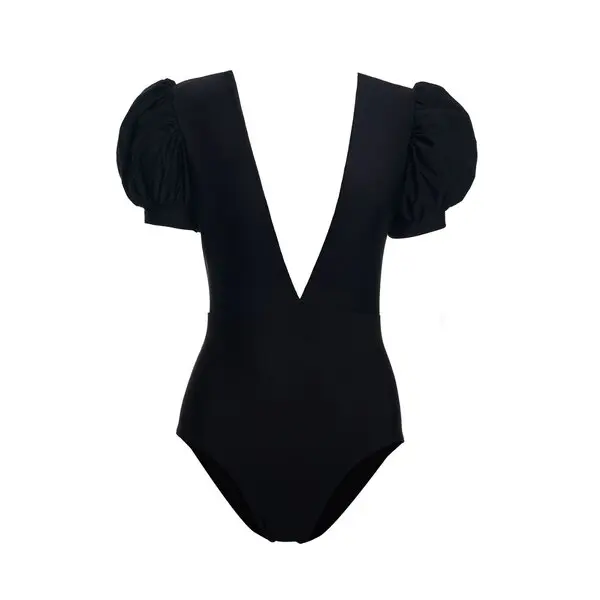 PAOLA AMADOR Mangas V Swimwear - Black