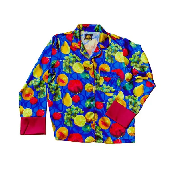 HOUSE OF CASWELL Mia Silk Shirt - Blue