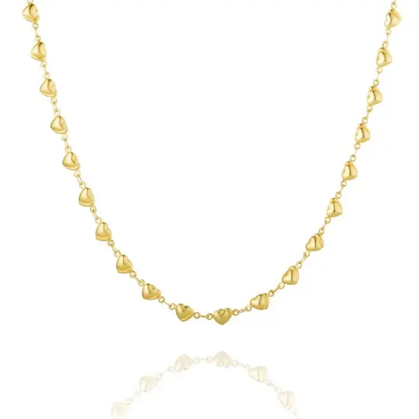 COCO & KINNEY Nicki Heart Necklace - Gold