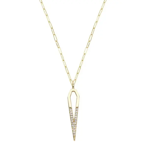 ADRIANA PAPPAS DESIGNS Cosmo Spike Necklace - Gold