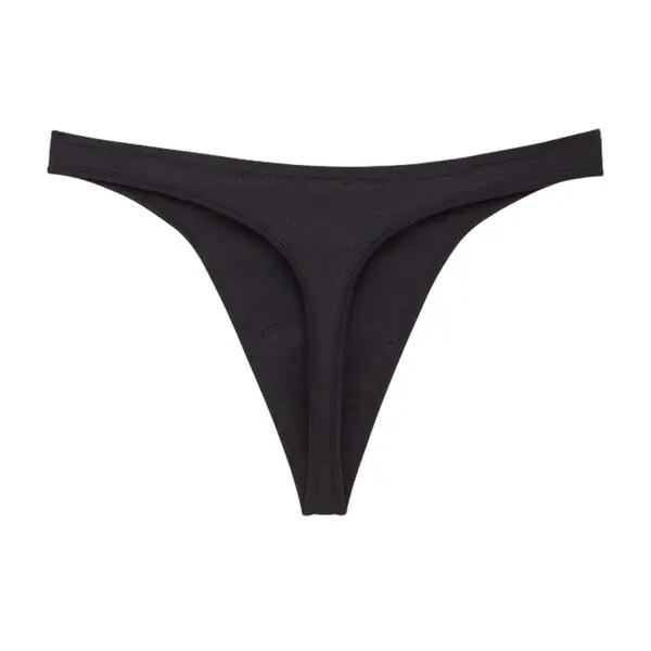 ZD ZERO DEFECTS Thong – Softness, Comfort & Breathability Color - Black