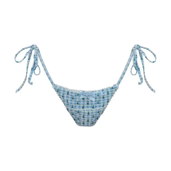IVY SWIMWEAR Juliet In Berry Pie Bikini Bottoms - Blue