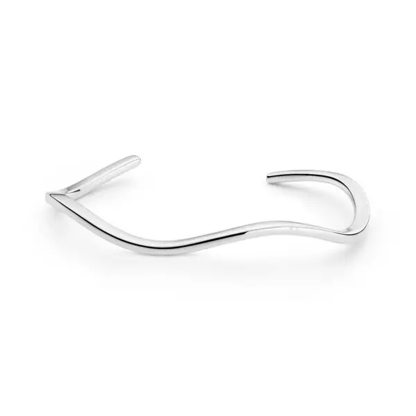 SIF JAKOBS JEWELLERY Bangle Ellera Waves Pianura - Silver