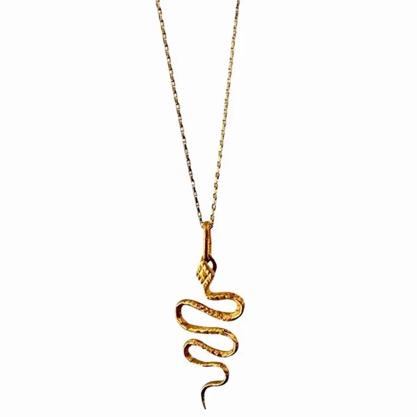 AKI ROC JEWELRY The Love Snake Necklace - Gold