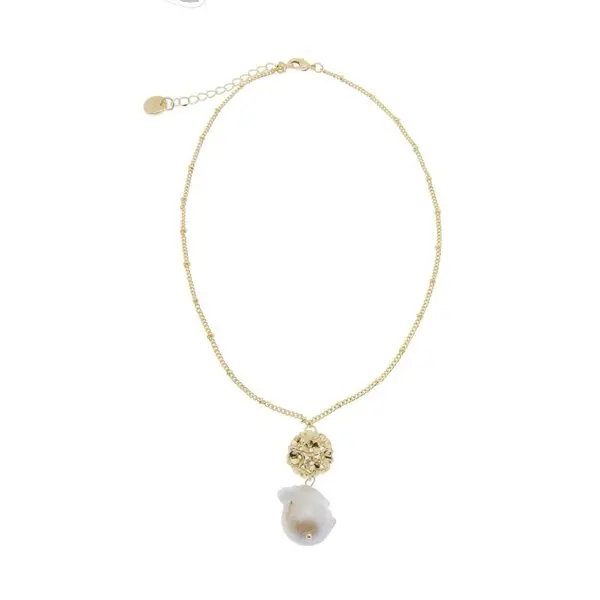Saachi Baroque Garden Necklace - White
