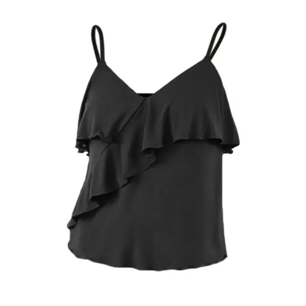 JJWINKS Frill Seeker Top - Black