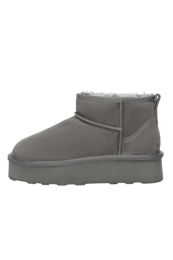 EVERAU AUSTRALIA Heron Ultra Mini Platform Boots - Grey