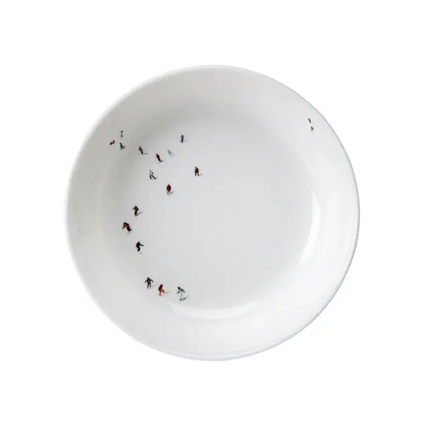 DEDE JOHNSTON Skiers Cereal Bowl - White