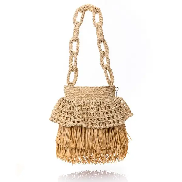 SPEIRA Neutrals Tote Frou Frou Bag Natural - White