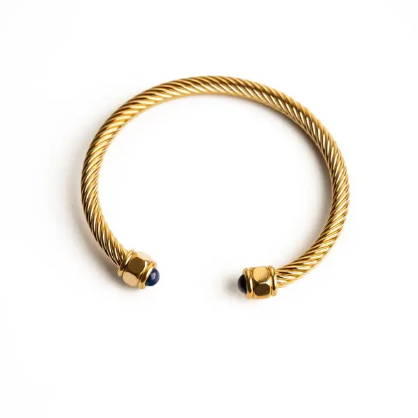 SUPERDIVAJEWELLERY Amara Bangle - Gold