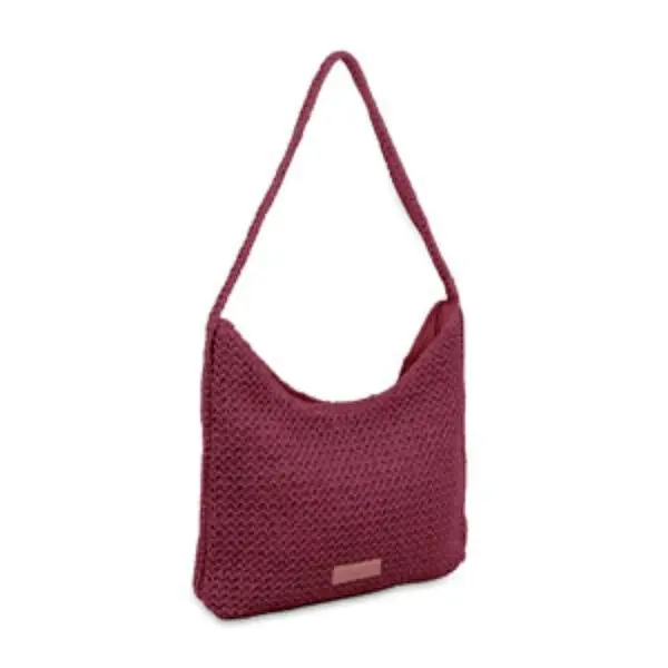 CAMPO MARZIO ROMA 1933 Atena Shoulder Bag Ruby Wine - Red
