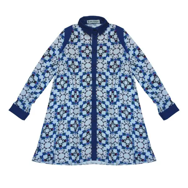 TRAMP IN DISGUISE Nunki Dress - Blue/white