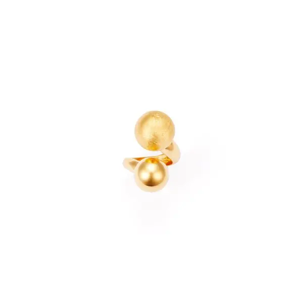 VISCONTI Sofia Squillo Plated Sterling Silver Ring - Gold