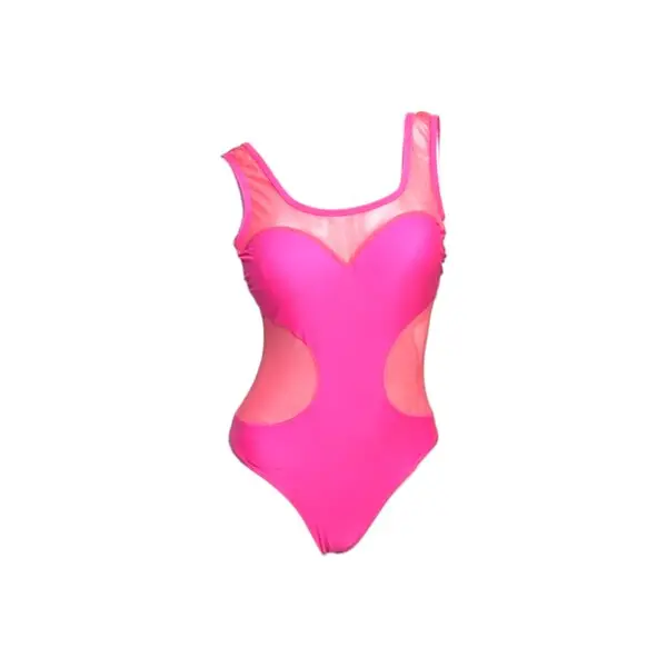 JULIA CLANCEY Marilyn Shapewear Mesh Body- Hot - Pink