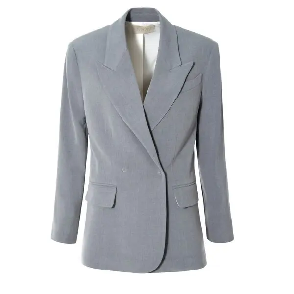 AGGI BY HALEWSKI Ramona Wild Dove Blazer - Grey