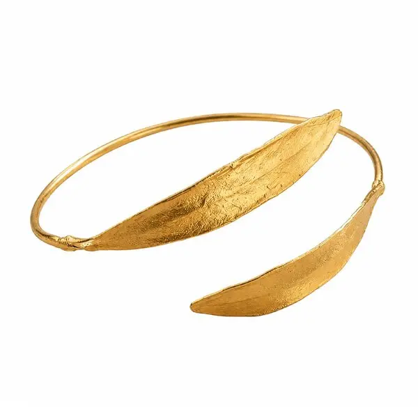 MOTHER NATURE JEWELRY Olive Leaf Bracelet, Handmade Cuff Nature Jewelry, Sterling Silver