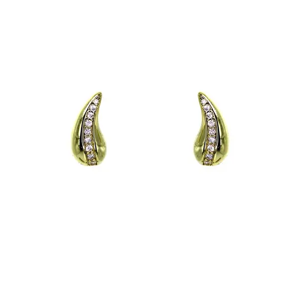 VICSTONENYC FINE JEWELRY Shiny Gok-ock Stud Vermeil Earrings - Gold