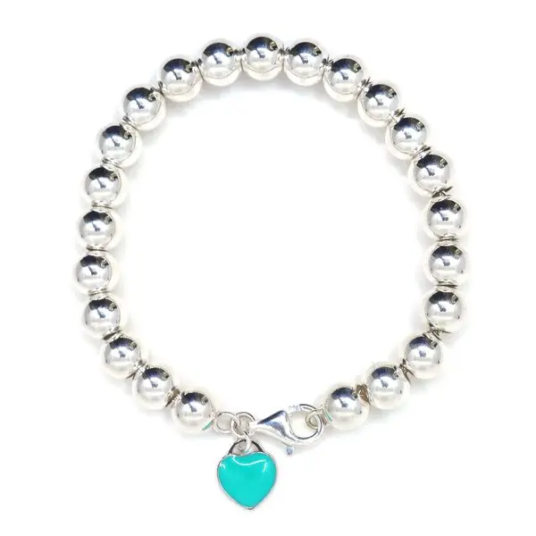 Shar Oke Turquoise Charm & Sterling Bracelet - Silver