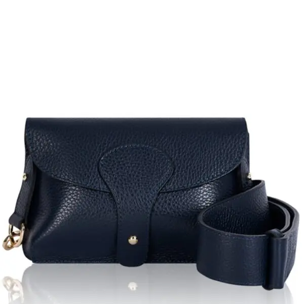 BETSY & FLOSS Large Luca Crossbody Bag In Navy - Blue