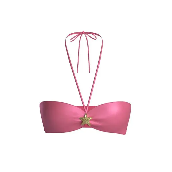 BLACKBOUGH SWIM Ariel Tie-back Top / Beso - Pink
