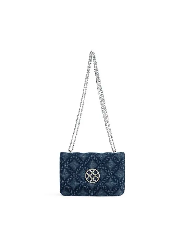 ORANGE CUBE Mosaic Urban Crossbody Bag Denim - Blue