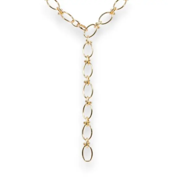 ALEXIE OF ATHENS Petra Endless Charm Links Chain - Gold