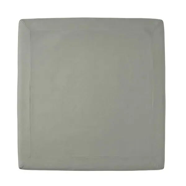 PURE PARIMA Egyptian Cotton-european Linen Adjustable Fitted Sheet Sage - Green