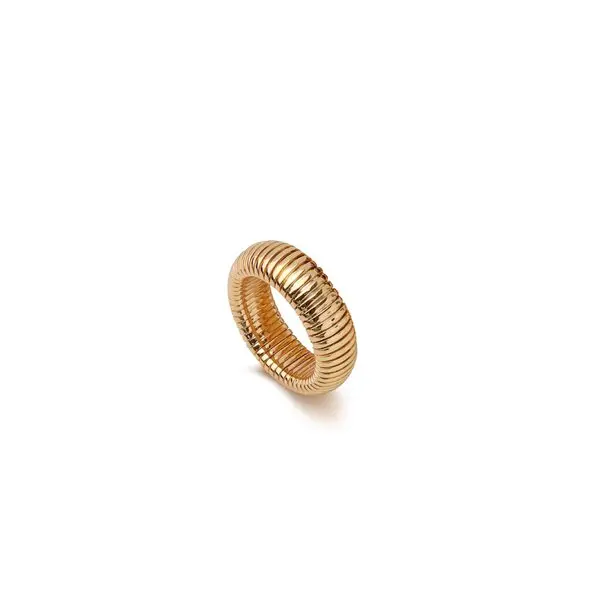 RETRO CHIC Gladiator Minimalist Ring - Gold