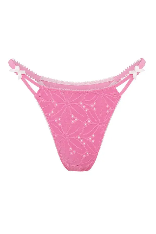 WILD LOVERS LONDON Clea Thong - Pink
