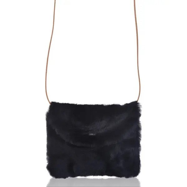 OWEN BARRY Sheepskin Crossbody Bag Boo - Black