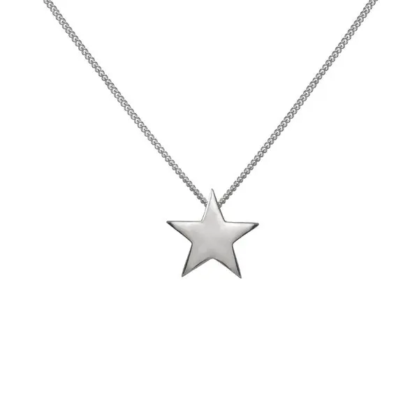 EDGE ONLY Star Pendant Sterling - Silver