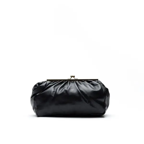 DANNI RO Porto Clutch Leather - Black