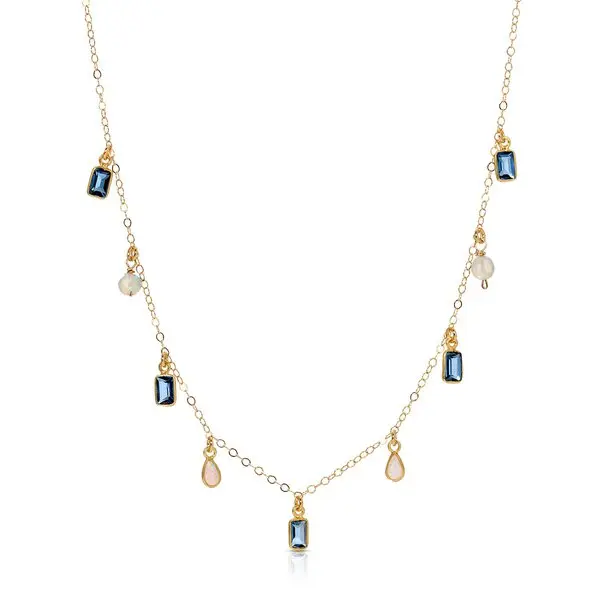NATIVE GEM Cinderella Necklace - Blue