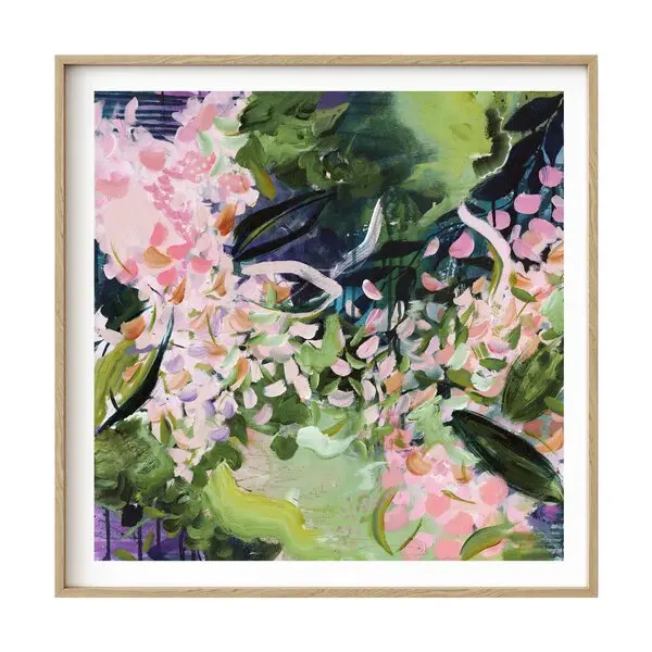 Jessica Slack Studio Dancing Willow Limited Edition Print - Green