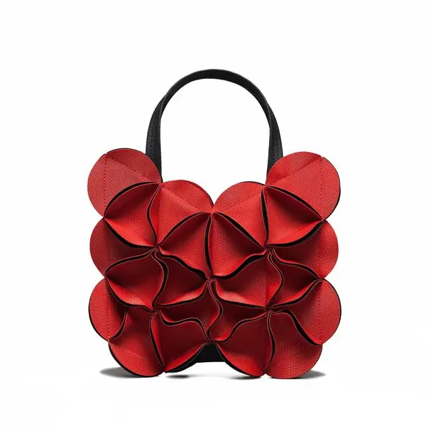 ELEMOOD_JAPAN Blossom Butterfly Shoulder Bag - Red
