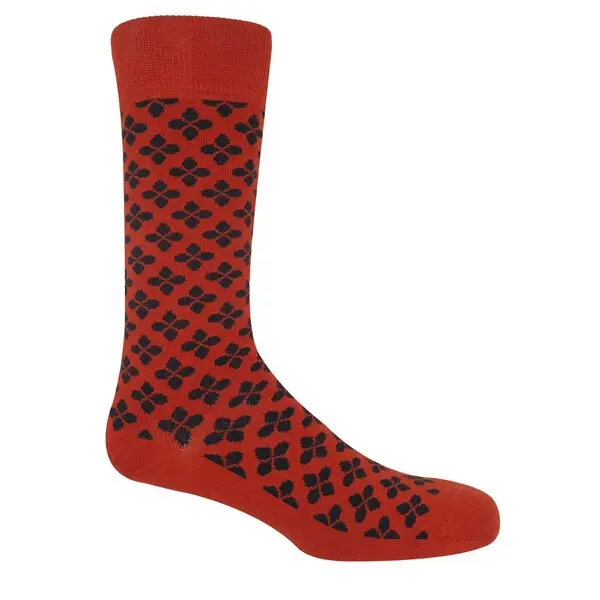 PEPER HAROW - MADE IN ENGLAND Clover ’s Socks - Orange