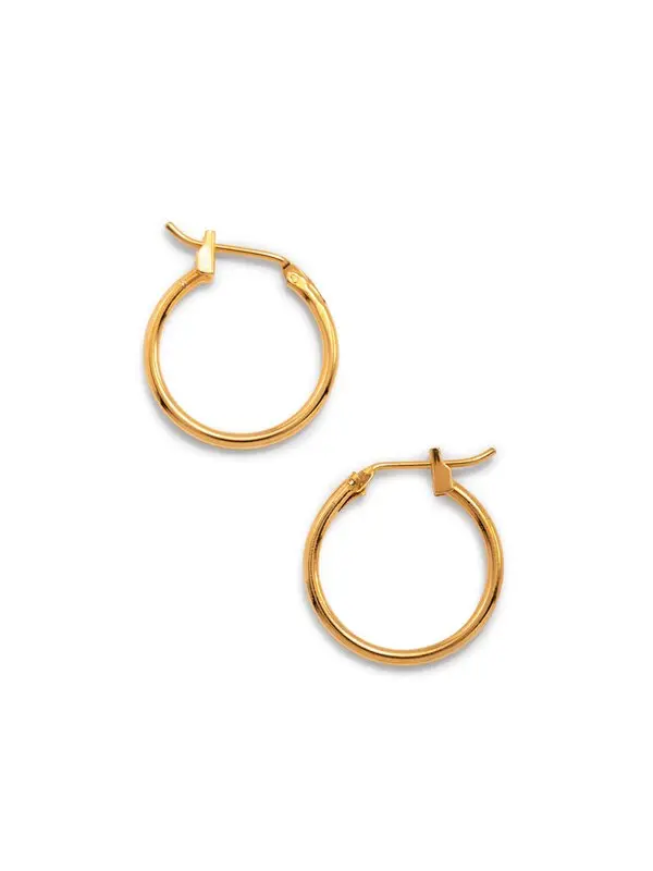 JAREDJAMIN Kahlo Hoop Click-top Earrings - Gold