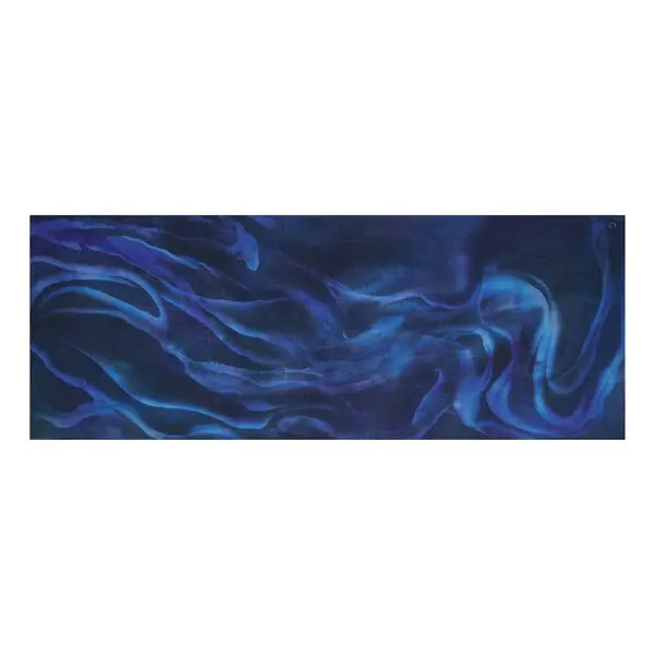 AUGURI Water Print Cashmere Scarf - Blue