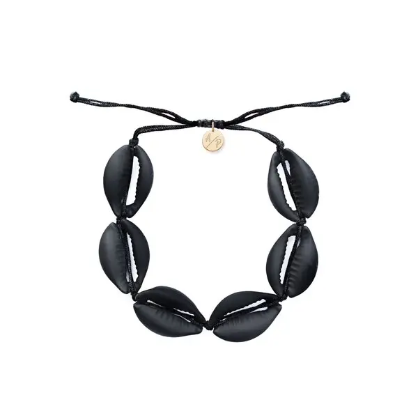 ADRIANA PAPPAS DESIGNS Shell Bracelet Regular Shell - Black