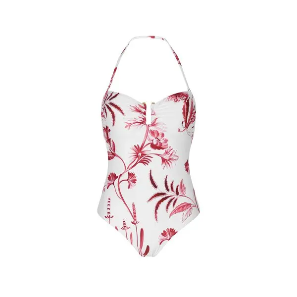 AGUACLARA Rouge Strapless One Piece - Red
