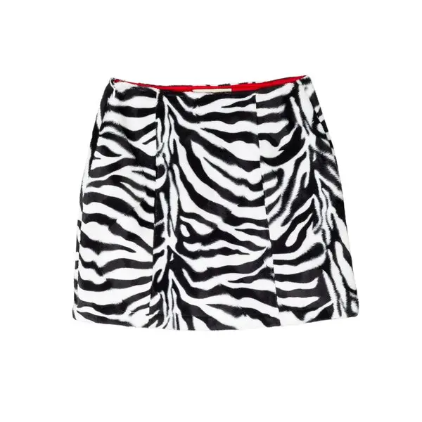 PALOMA LIRA Zebra Fantasy Skirt - White